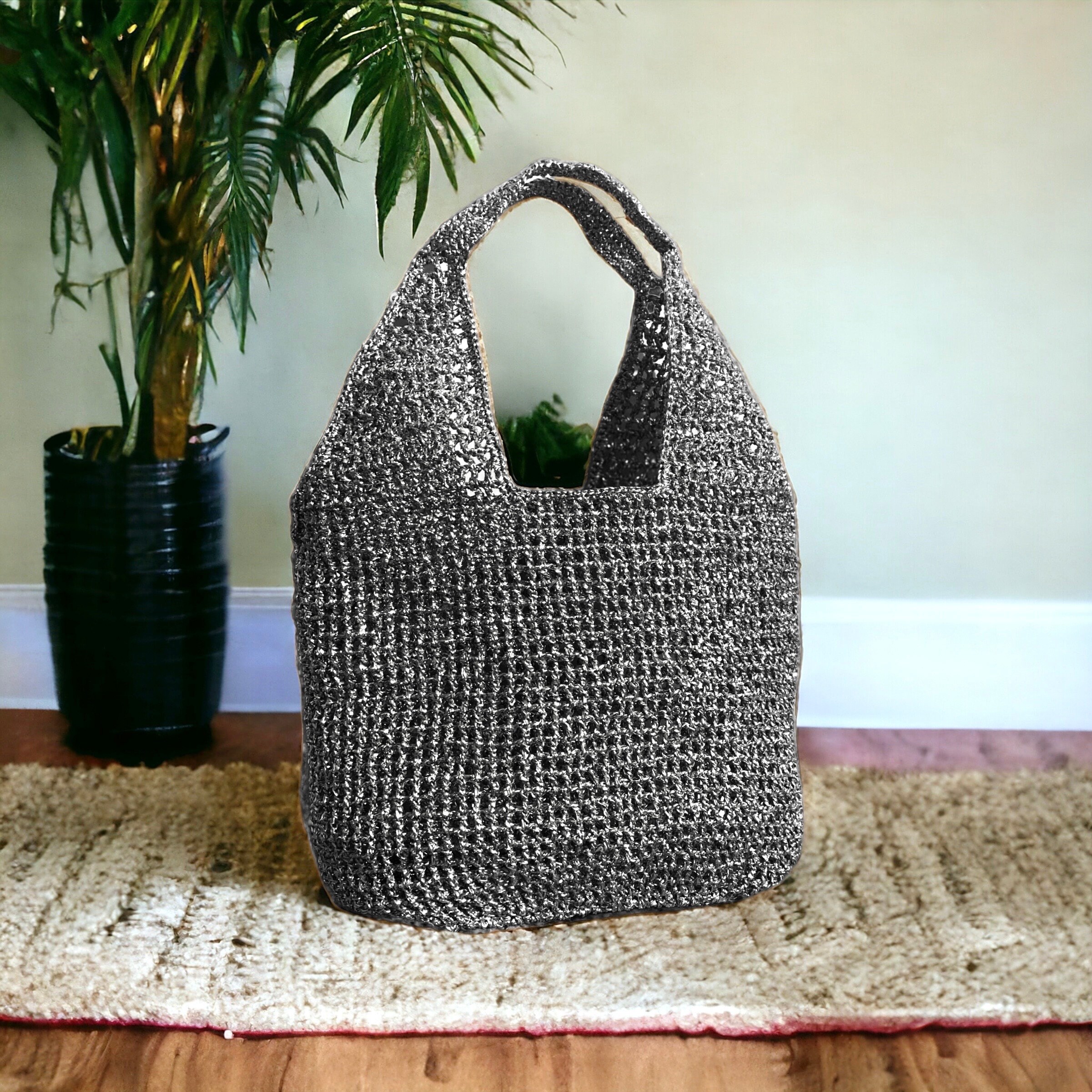 Glitter Bag, Glossy Bag, Sparkling Beach Bag, Glitter Gold Beach Bag ...