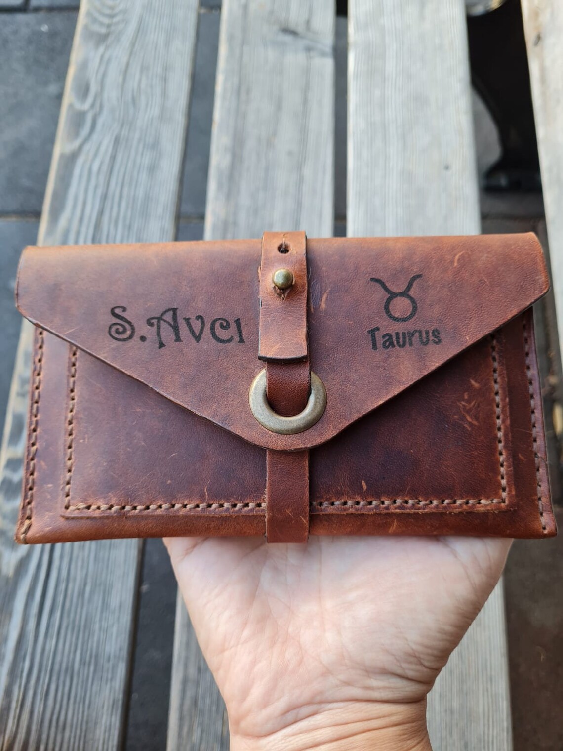 Cash Envelope Wallet Engraved Wallet for Women Custom - Etsy