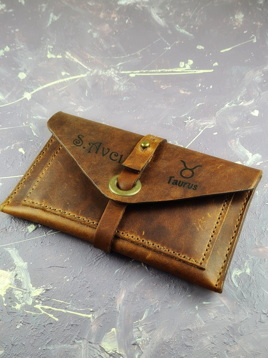 Cash Envelope Wallet Engraved Wallet for Women Custom - Etsy
