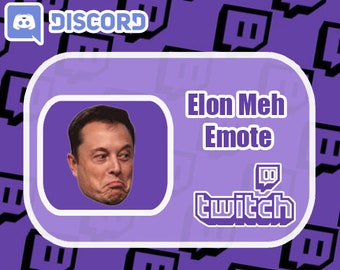 Elon Musk Twitch Emote - Etsy
