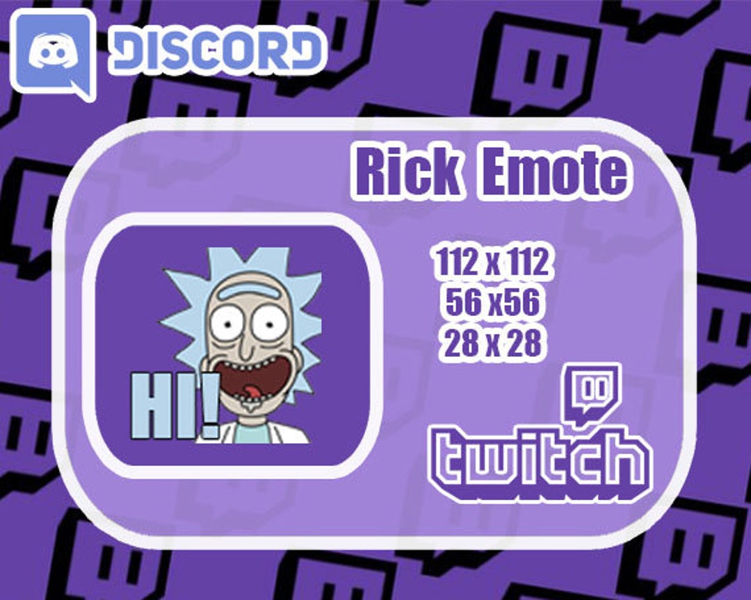 Rick Emote - Etsy