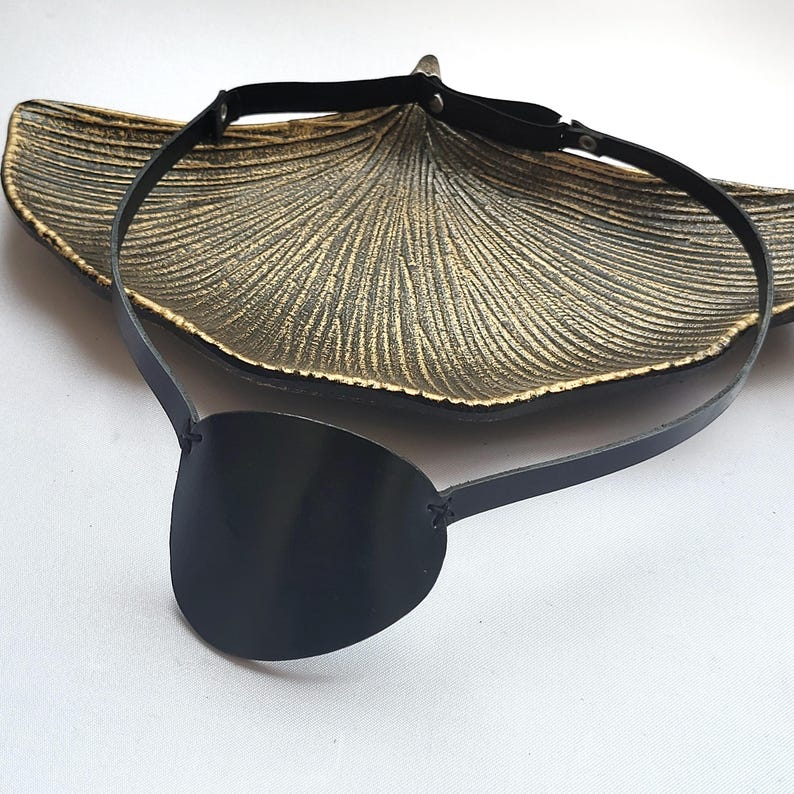 Leather Eye Patch: Viking Dragon Tree of Life, Adjustable Size - Etsy ...