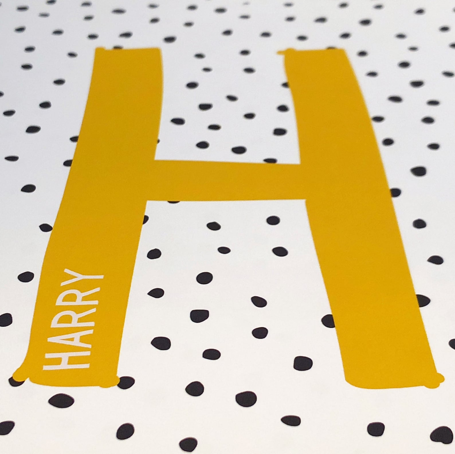 Personalised Initial Print Initial Print Kids Room Baby | Etsy UK