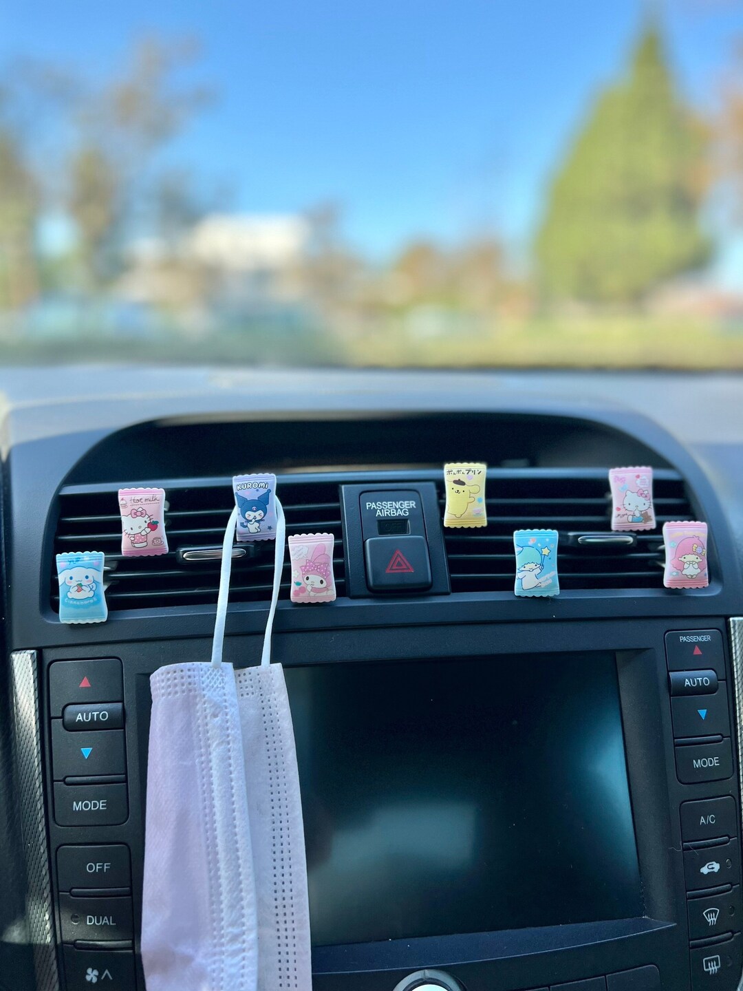 Kawaii Candy AC Vent Clips | Cute Kitty, Bunny, Puppy Anime Car Decor ...
