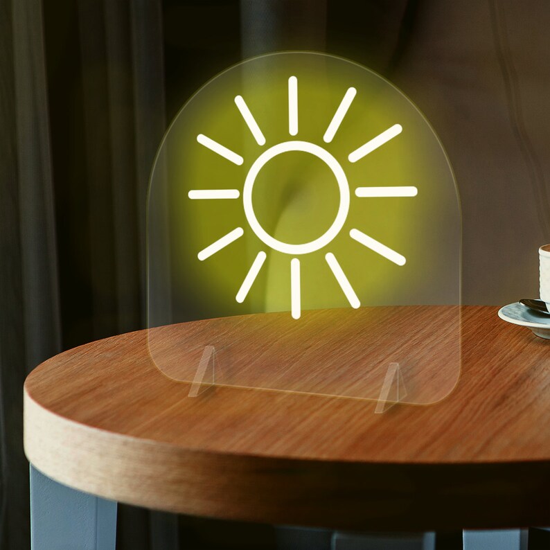 Sun Neon Sign Sun LED Mini Neon LED Sign Sun Light - Etsy