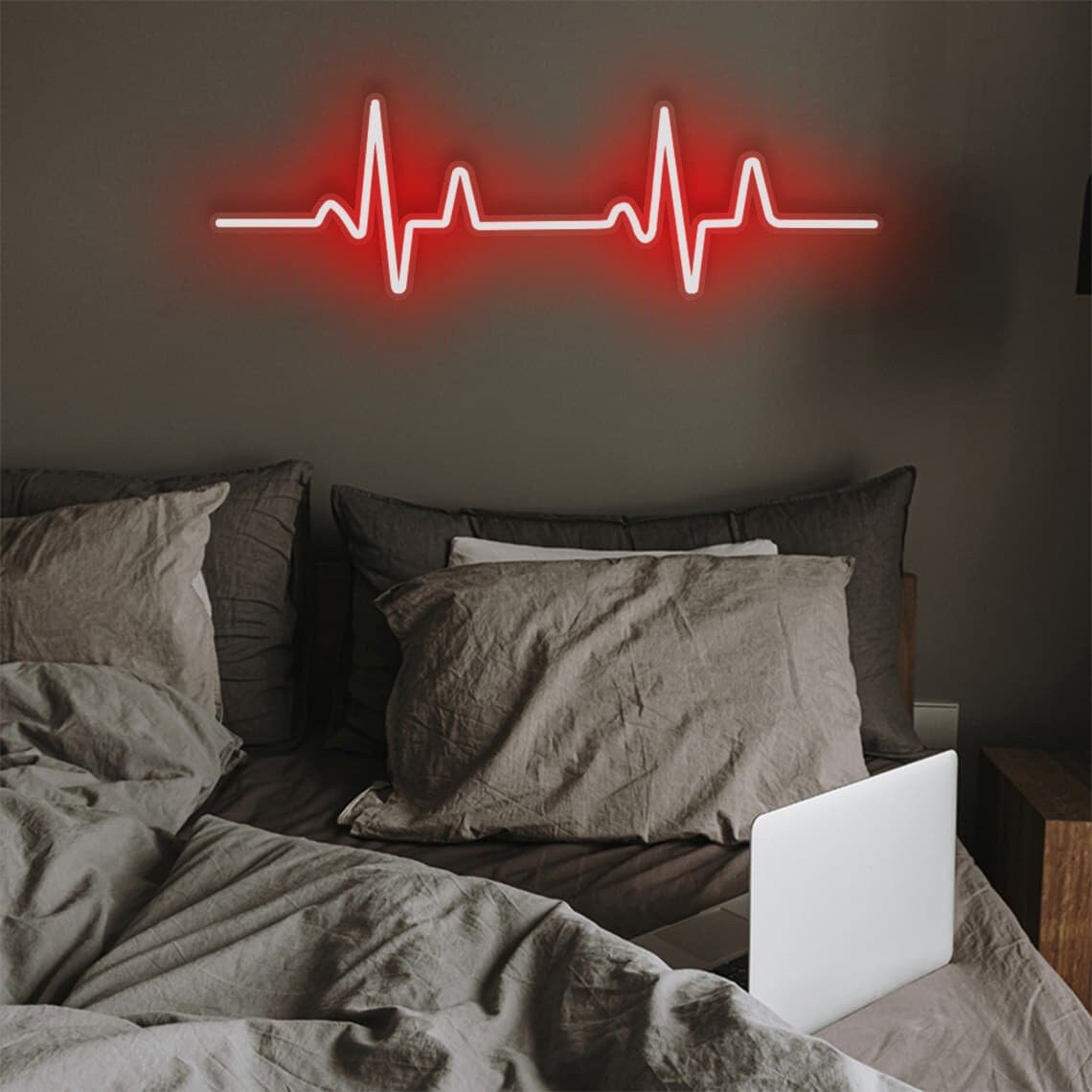 Pulse Neon Sign Pulse Wall Art Neon Light | Etsy