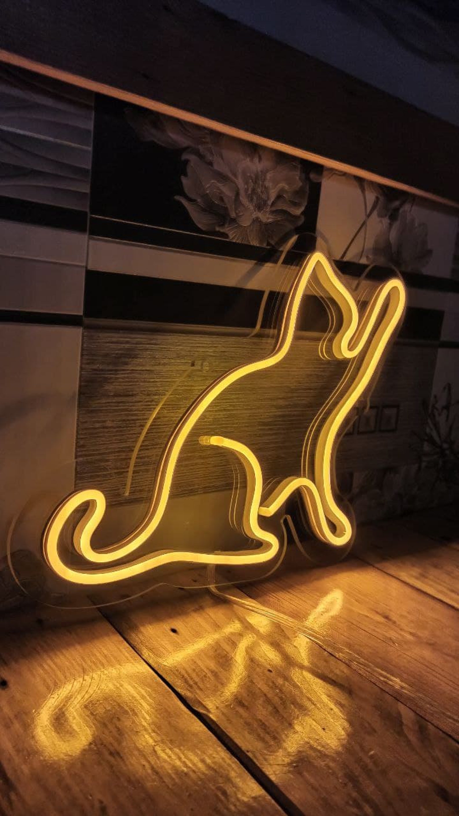 Cat Neon Sign Cat Neon Light Sign Animals Wall Decor - Etsy