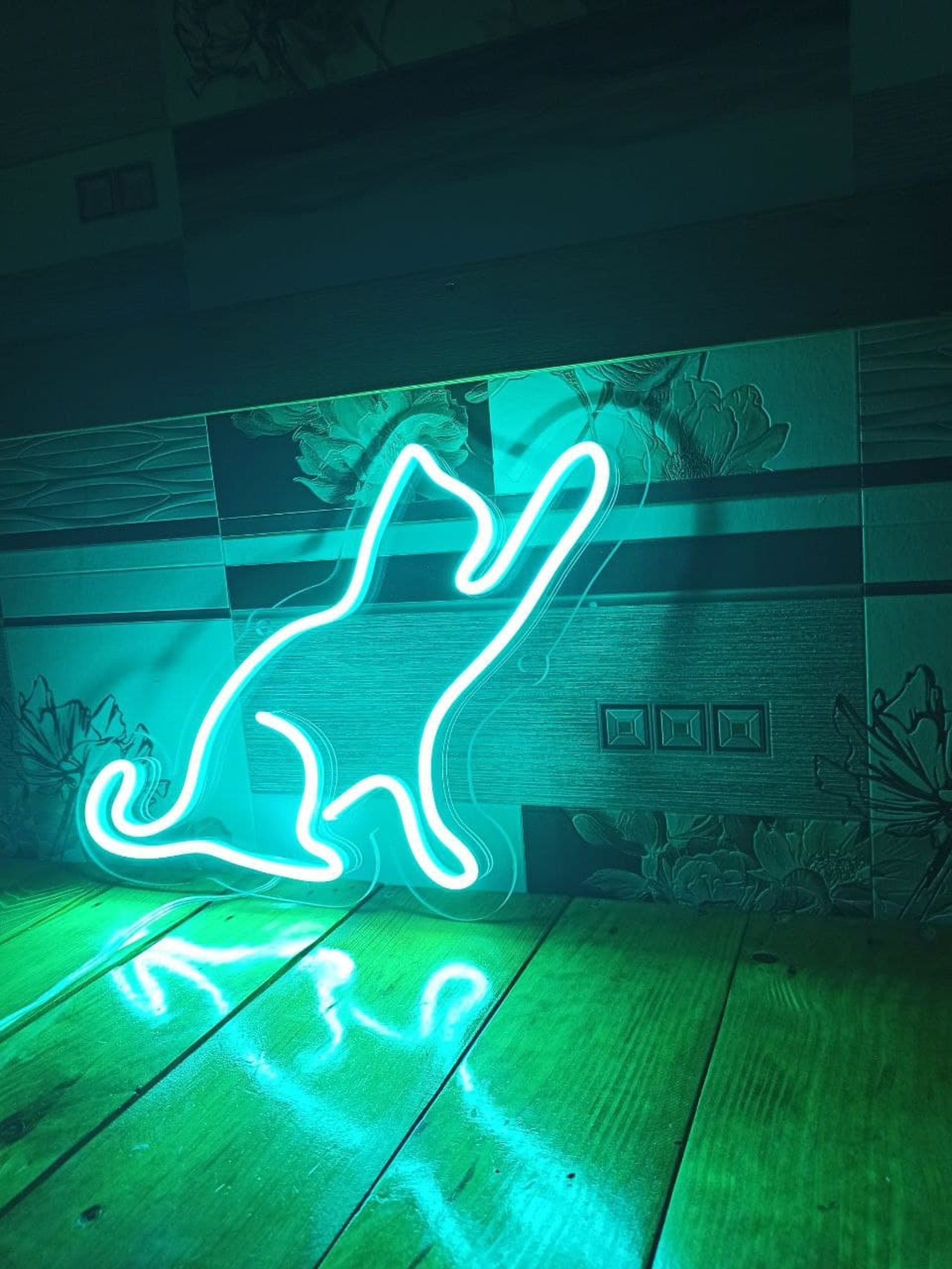 Cat Neon Sign Cat Neon Light Sign Animals Wall Decor - Etsy