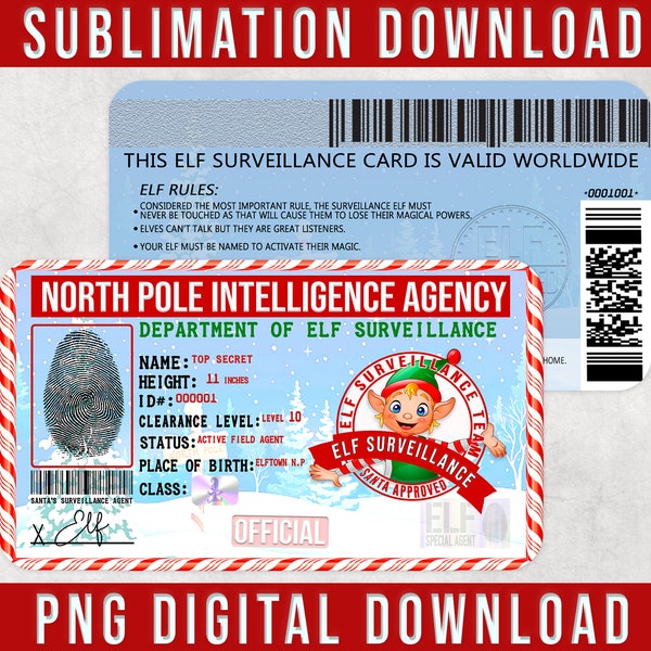 Elf Surveillance - Etsy