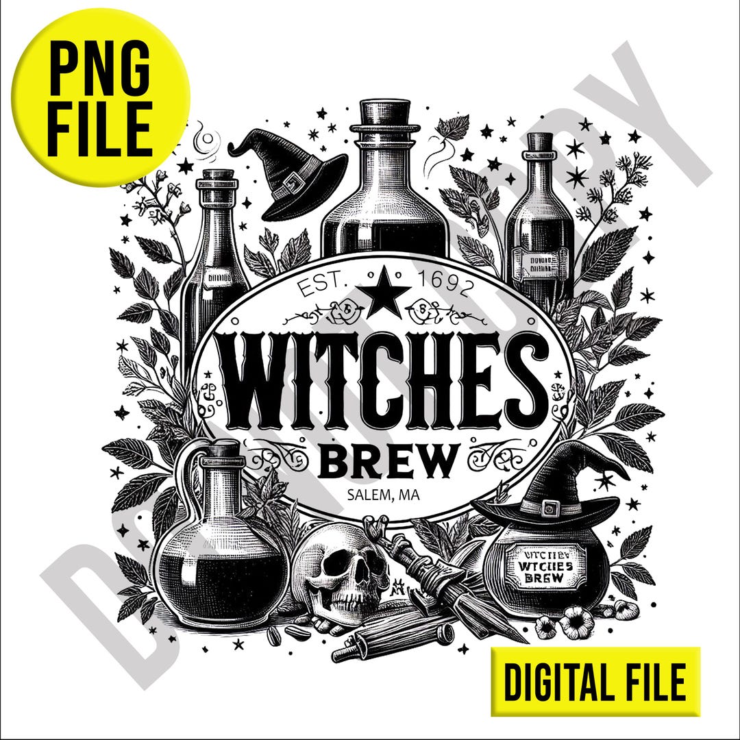 Witches Brew PNG, Witches Brew Mug File, Halloween PNG, Salem PNG - Etsy