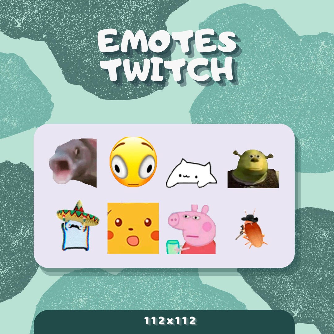 Memes Emotes for Twitch | Instand Download - Etsy