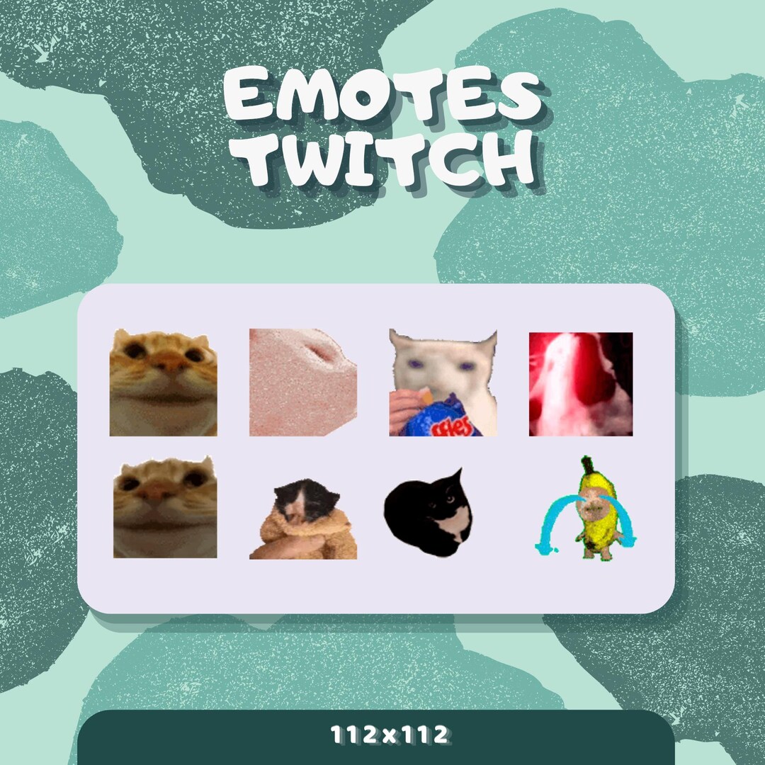Cat Memes Emotes for Twitch | Instand Download - Etsy