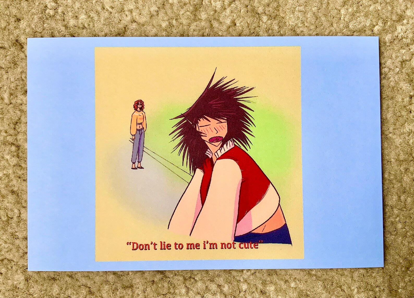 Dont Lie to Me Im Not Cute Postcard - Etsy