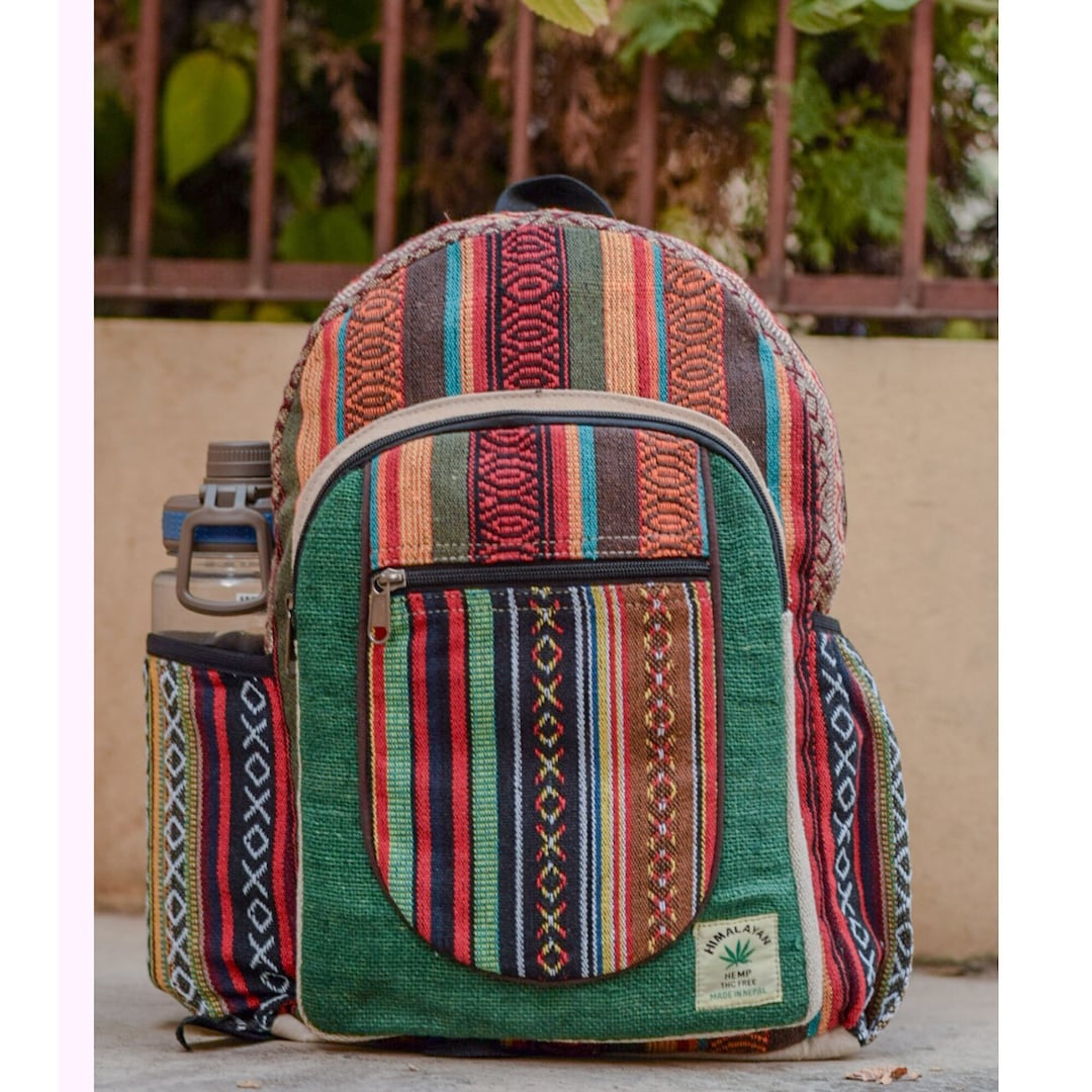 SALE 30% Hemp Backpack Medium Valentine Day Gift for Him/her Himalayan ...