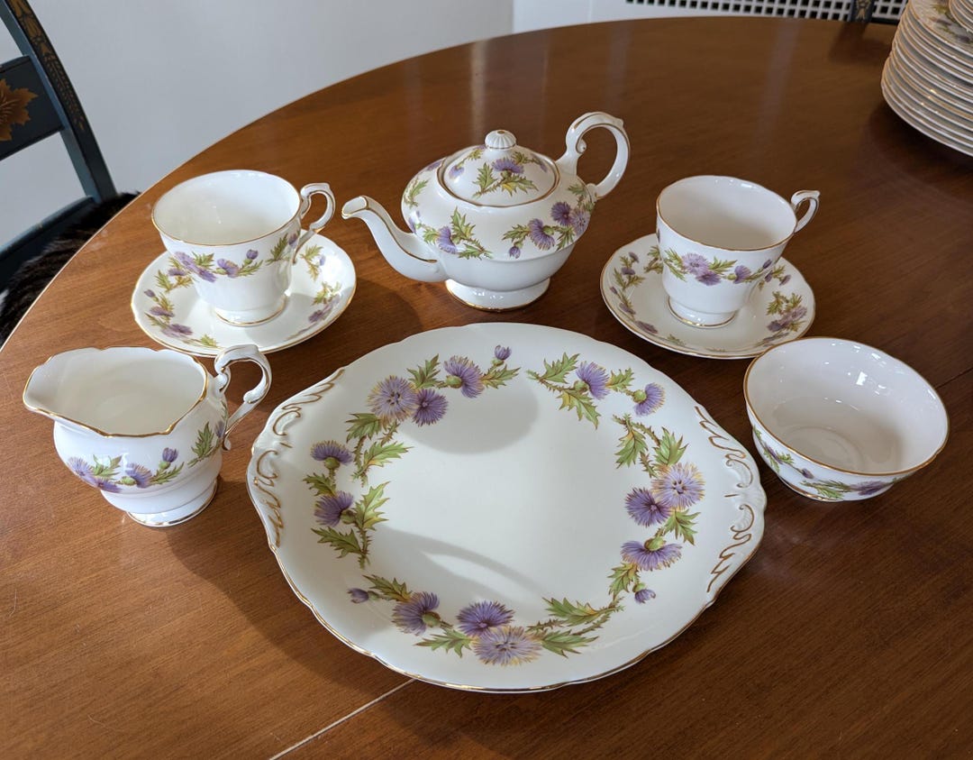 Paragon Highland Queen - Tea Set Service for Two - Etsy