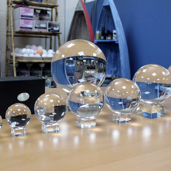Large Crystal Ball - Etsy