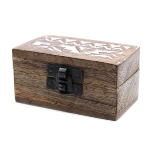 Wooden Jewellery Box Slavic Design White Washed Three Sizes Available ...