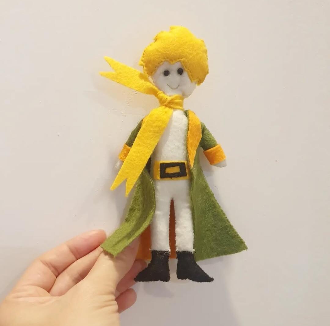 Little Prince , Little Prince Felt Toy , Little Prince Doll , Handmade ...