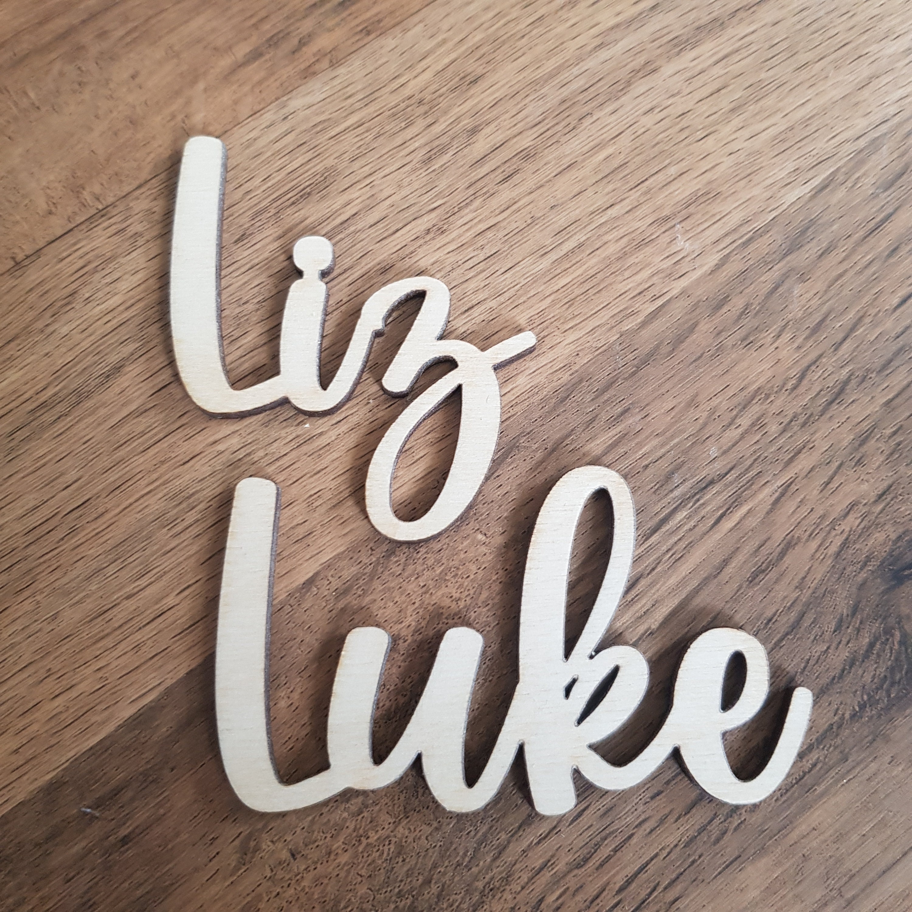 Rustic Wooden Words Custom Cut Wall Art & Craft Wooden Name - Etsy UK