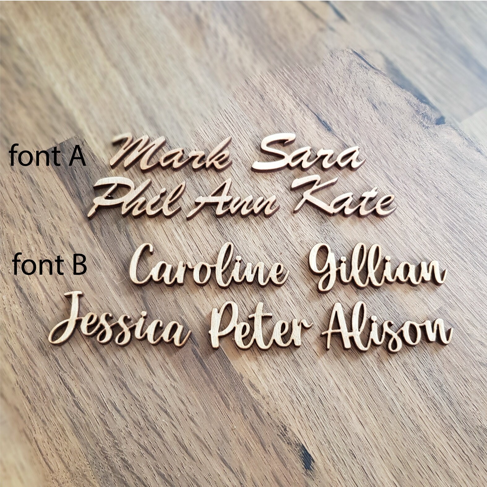 Rustic Wood Names / Words Custom Laser Cut Wall Art and - Etsy UK