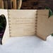 Personalised Wedding Wooden Card - Rustic Anniversary Keepsake ...