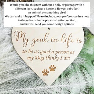 Personalised Wooden Gift Tag / Label, Any Message Quote Name Text ...