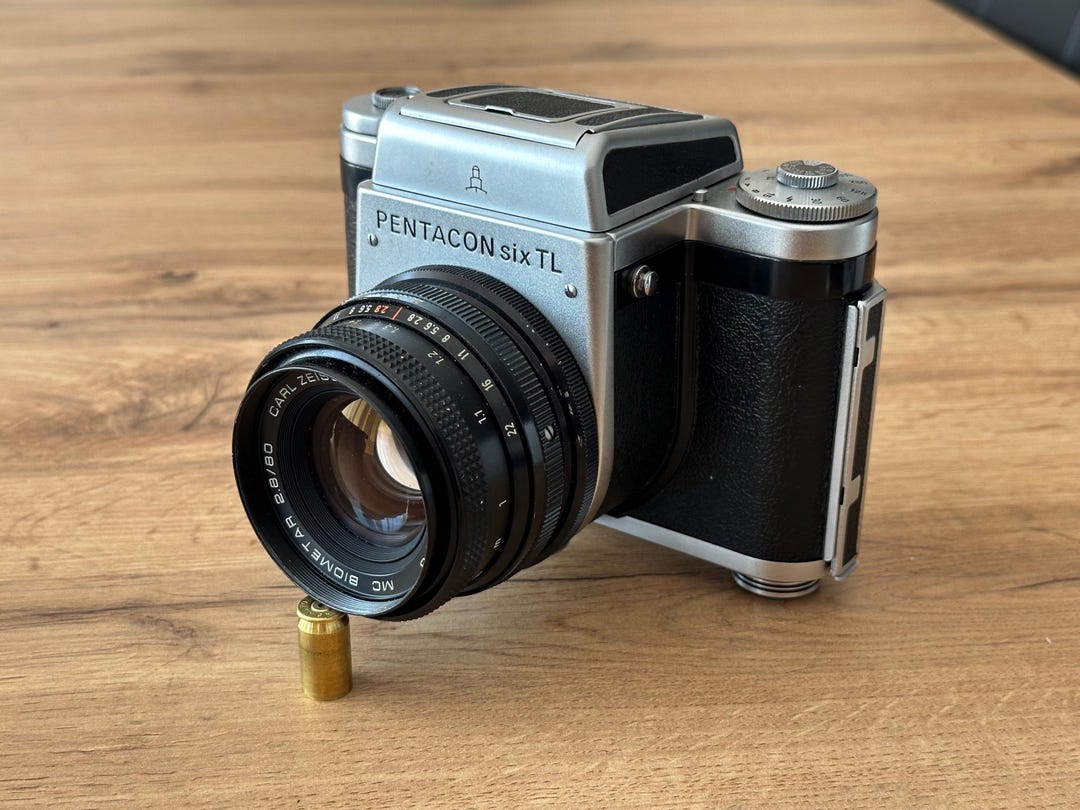 Vintage Pentacon Six TL Medium Format 6x6 Camera With Carl Zeiss Jena ...