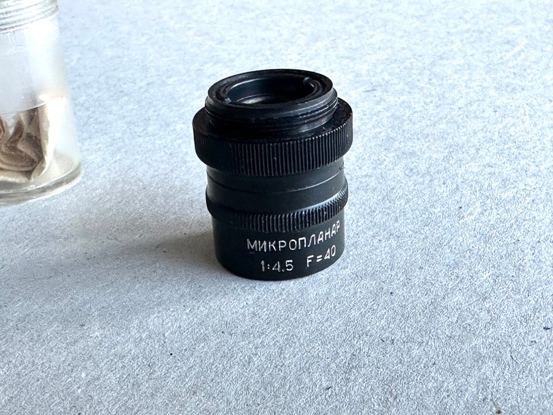 RARE Soviet LOMO Microplanar 4.5/40mm Lens for MACRO M20 Screw Mount - Etsy
