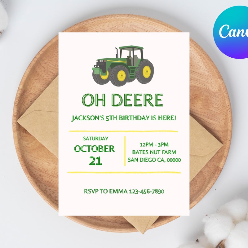 John Deere Party - Etsy