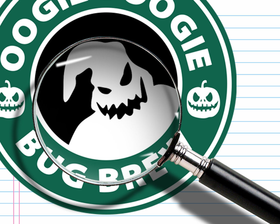 Oogie Boogie starbuck coffee logo svg Oogie Boogie bug brew | Etsy
