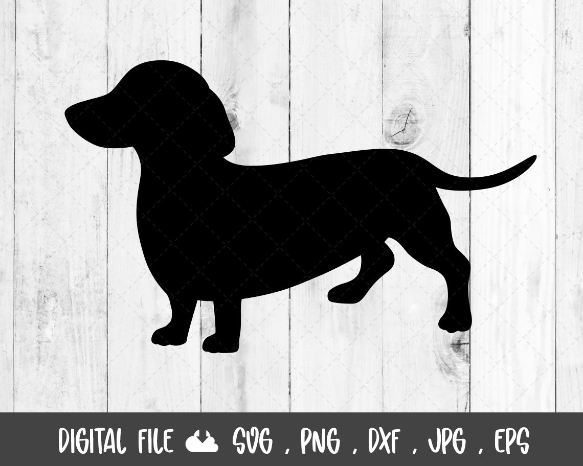 Dachshund Svg, Dog Svg, Weiner Dog SVG, Dachshund Silhouette, Animal ...