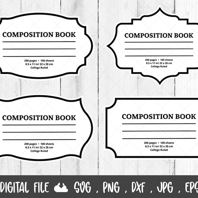Composition Notebook - Etsy