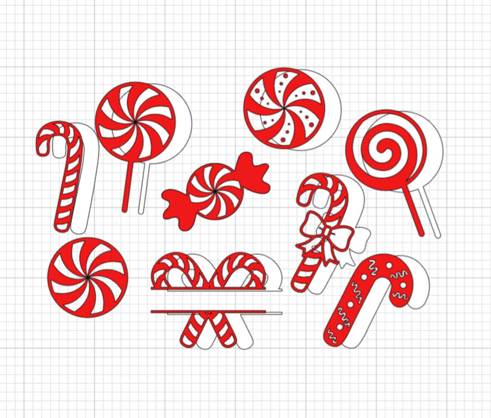 Christmas Candy Svg, Holiday Candy SVG, Swirl SVG, Peppermint Candy ...