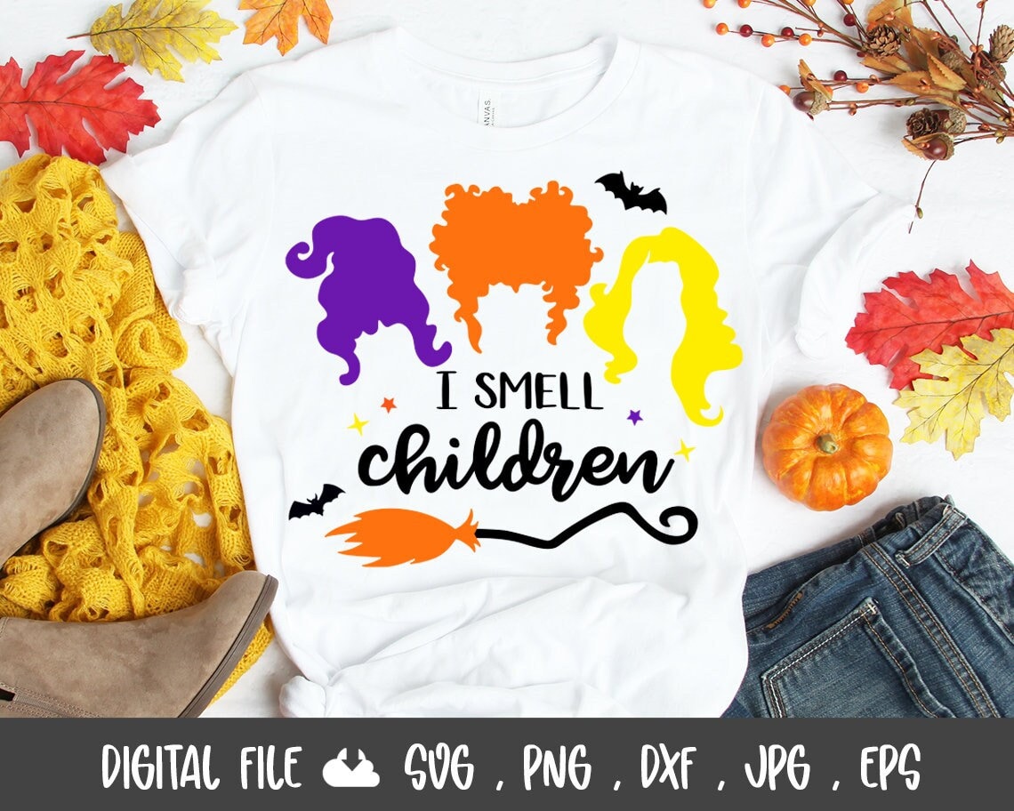 I Smell Children Svg Hocus Pocus Svg Halloween Svg Cricut - Etsy Canada