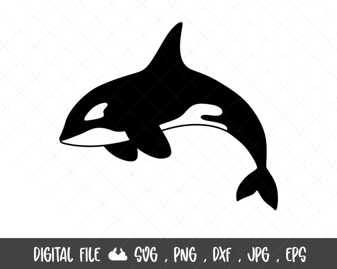 Wal SVG, Orca-Wal-Svg, Killerwal-Svg, Wal-ClipArt, Wal-Schnittdatei ...