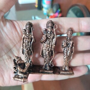 Handmade Copper Ram Darbar | Ram Brass Idol, Indian Brass Art, Brass ...