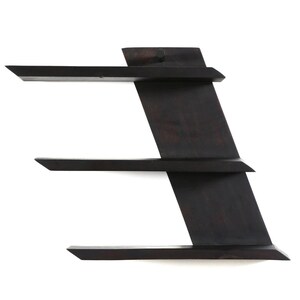 Mango Wood Floating Wall Shelf Set of in Brown Colour Hanging - Etsy