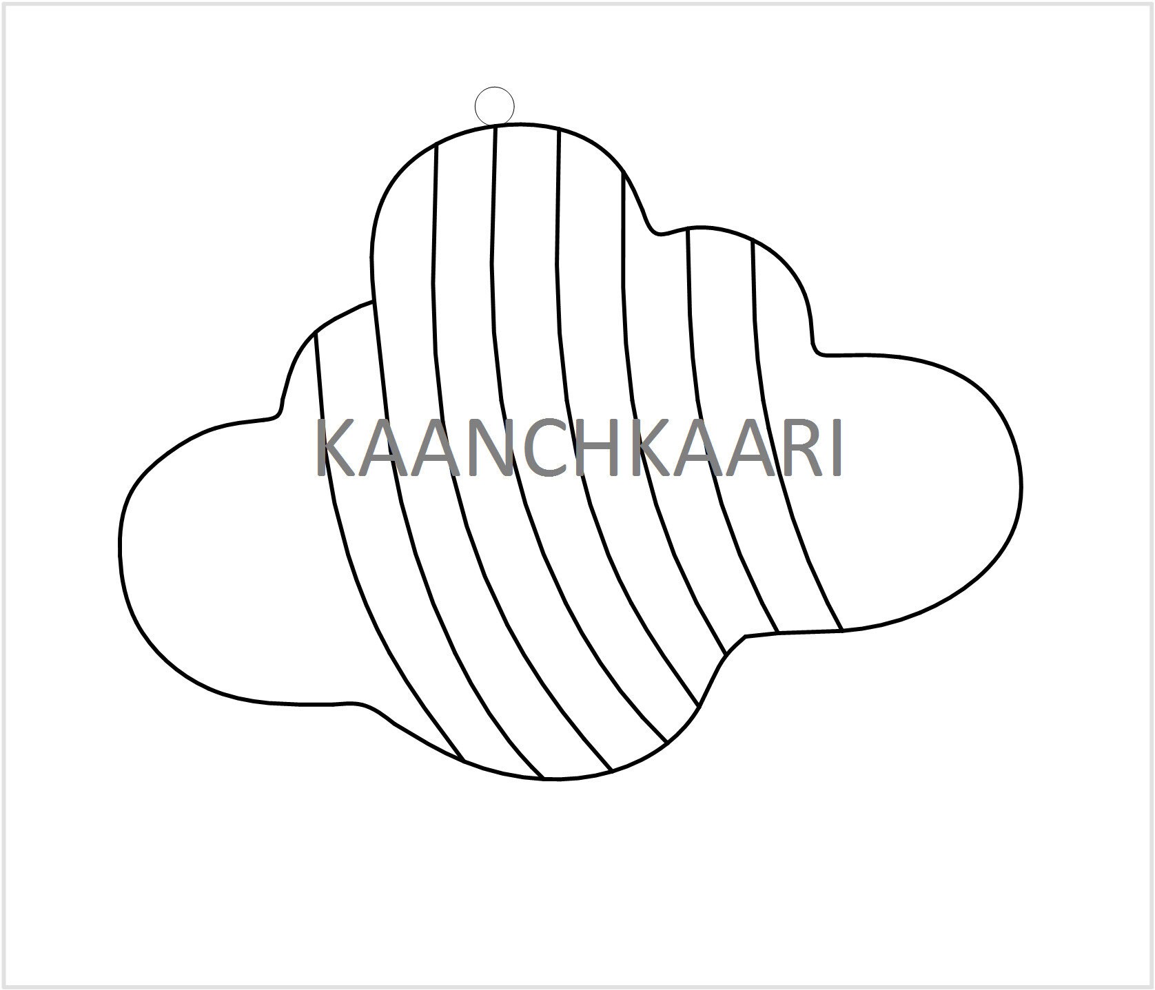 Cloud and Rainbow Stained Glass Pattern Suncatcher Digital - Etsy