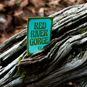 RED RIVER GORGE Vinyl Sticker - Etsy