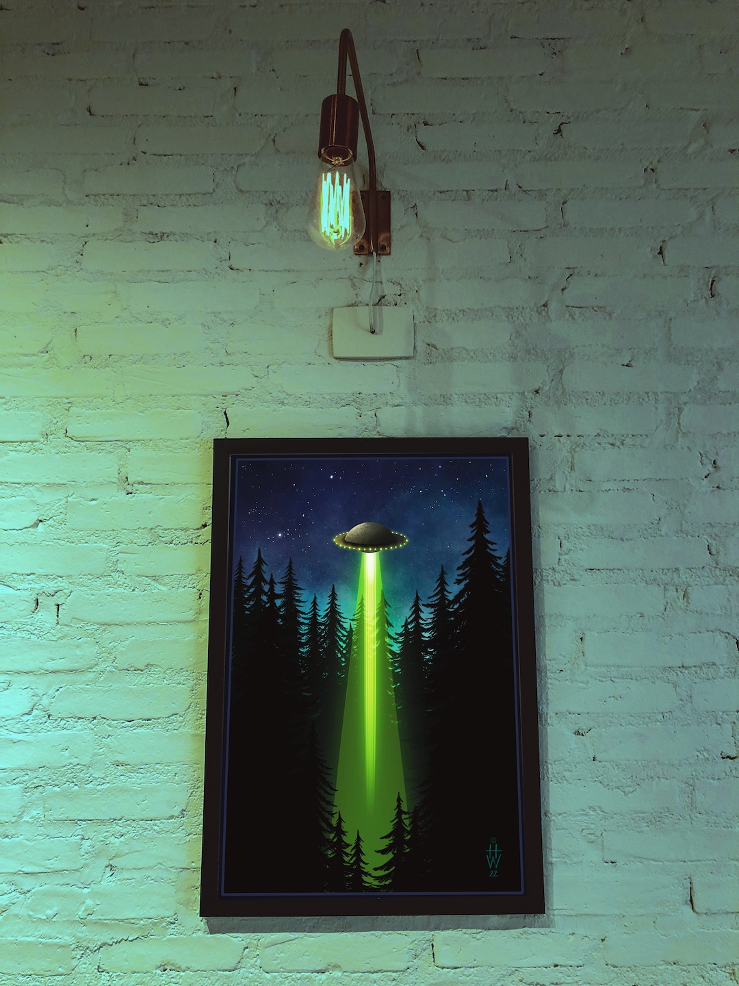 UFO Artwork Print - Etsy