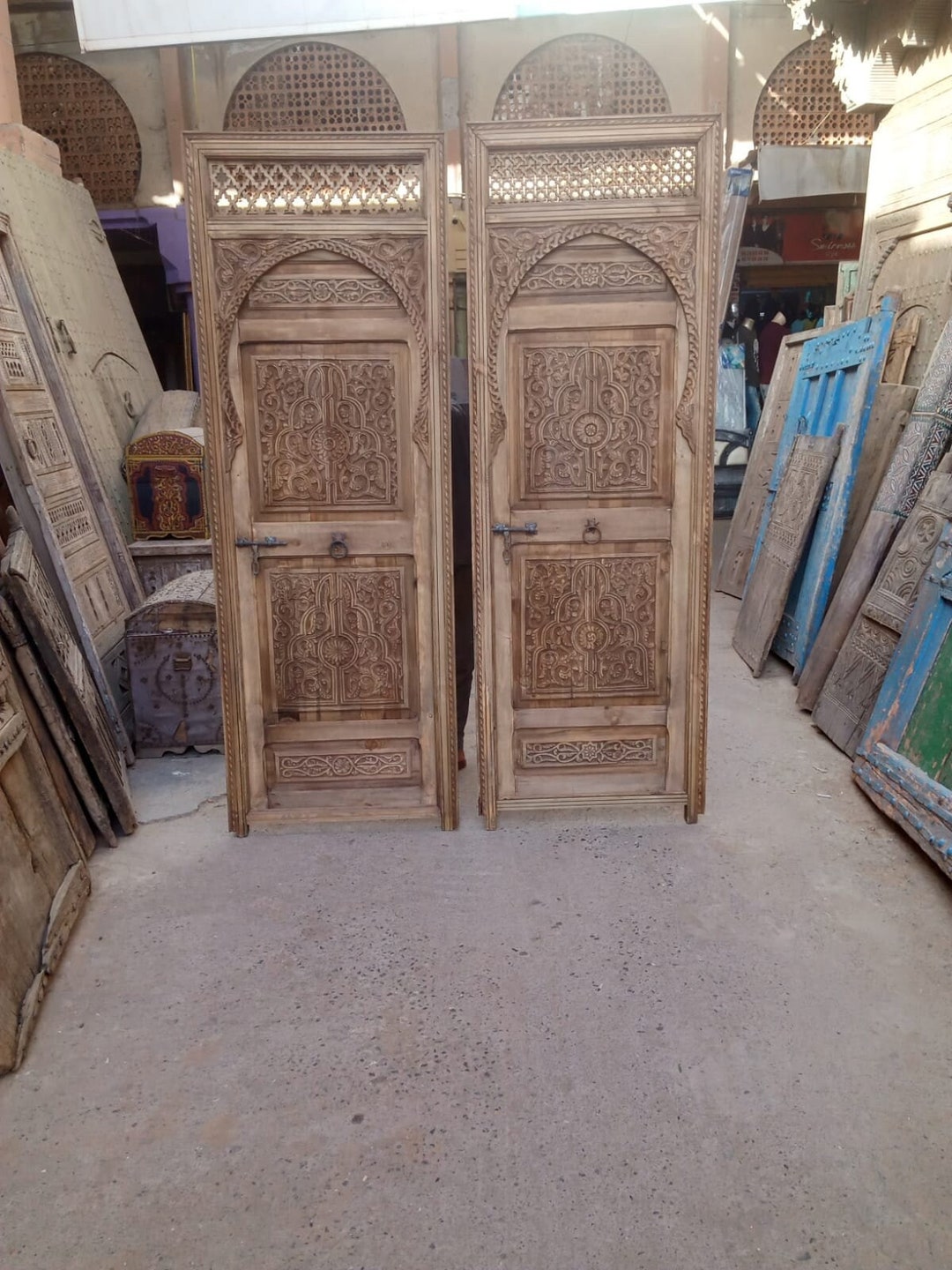 Beautiful Moroccan Door, Moroccan Berber Door, Wooden Door, Natural ...