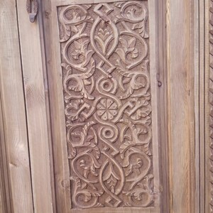 Moroccan Berber Door, Double Door, Wooden Door, Natural Wood "cedar ...