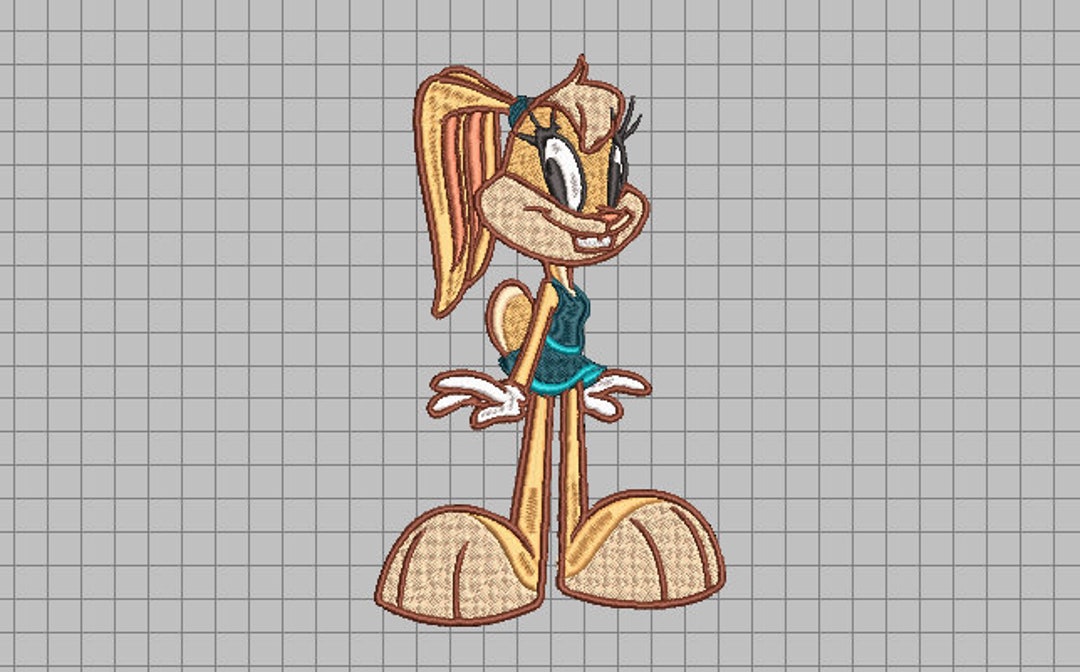 LOLA BUNNY Embroidery File - Etsy