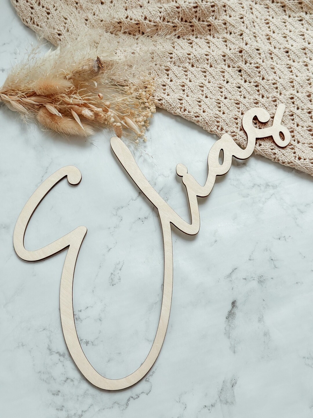 Personalized Lettering Door Sign - Etsy