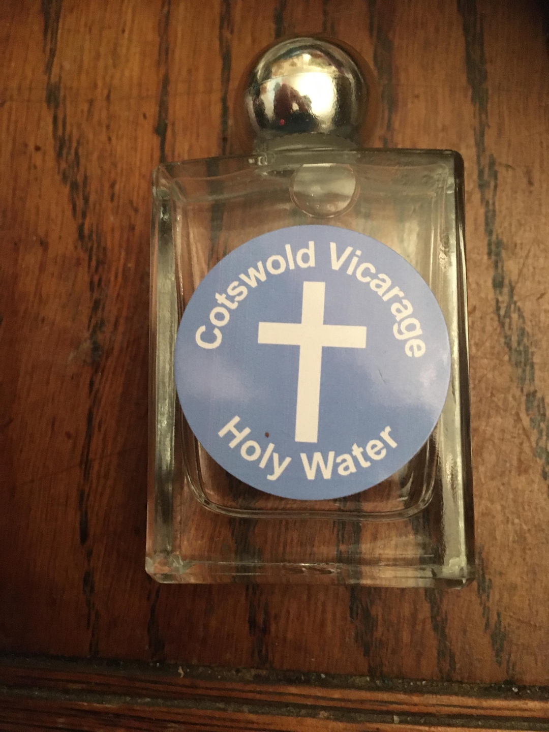 Holy Water in Glass Bottle - Anglican - Church of England Vicar Blessed ...
