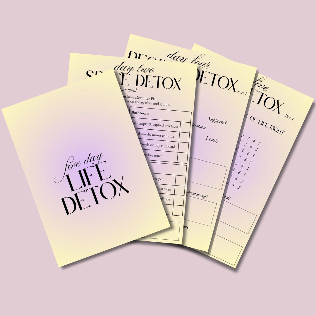 Five Day Life Detox - Etsy