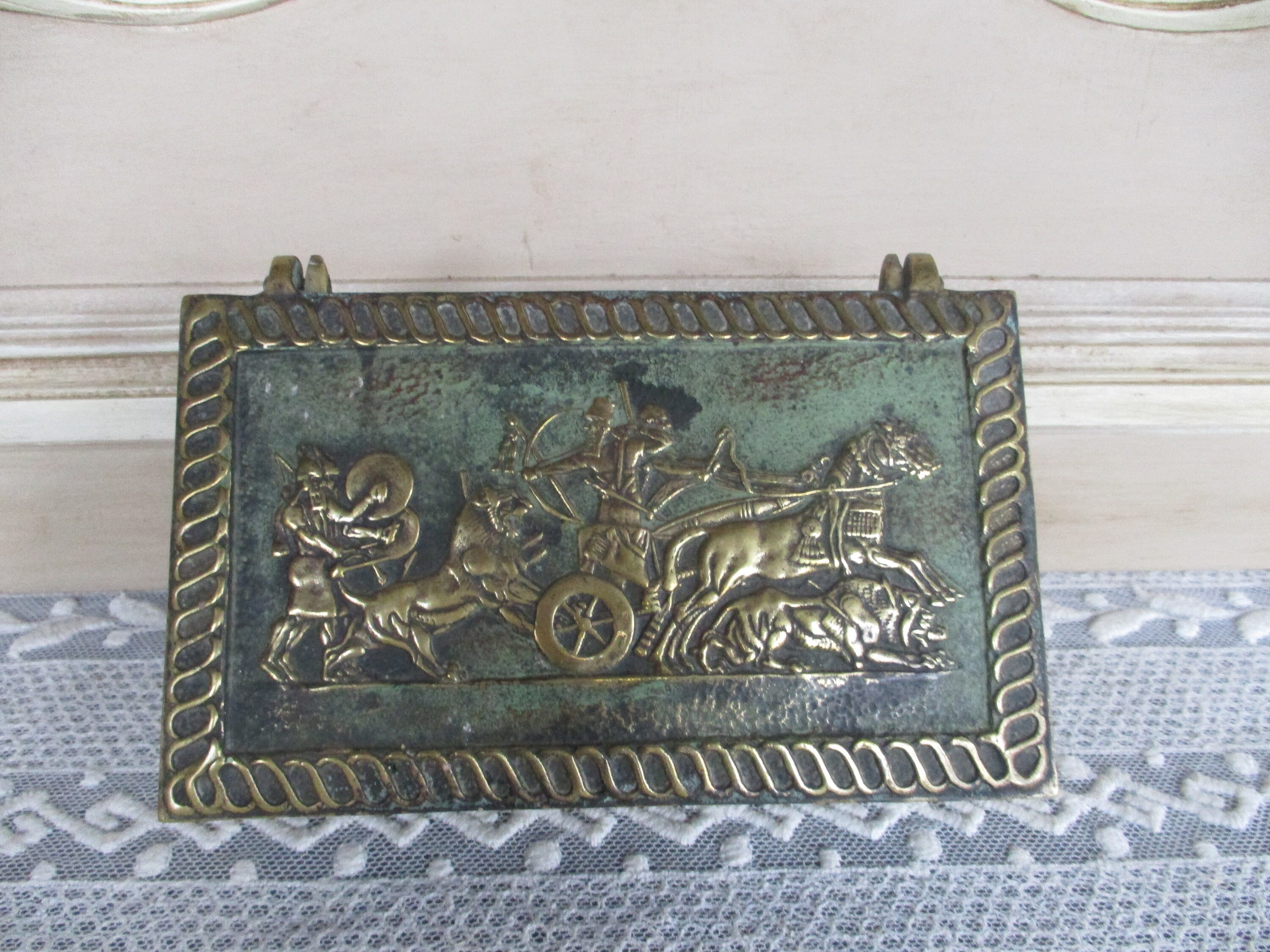 French Antique Solid Bronze Jewelry Box by Max Le Verrier,table Decor ...