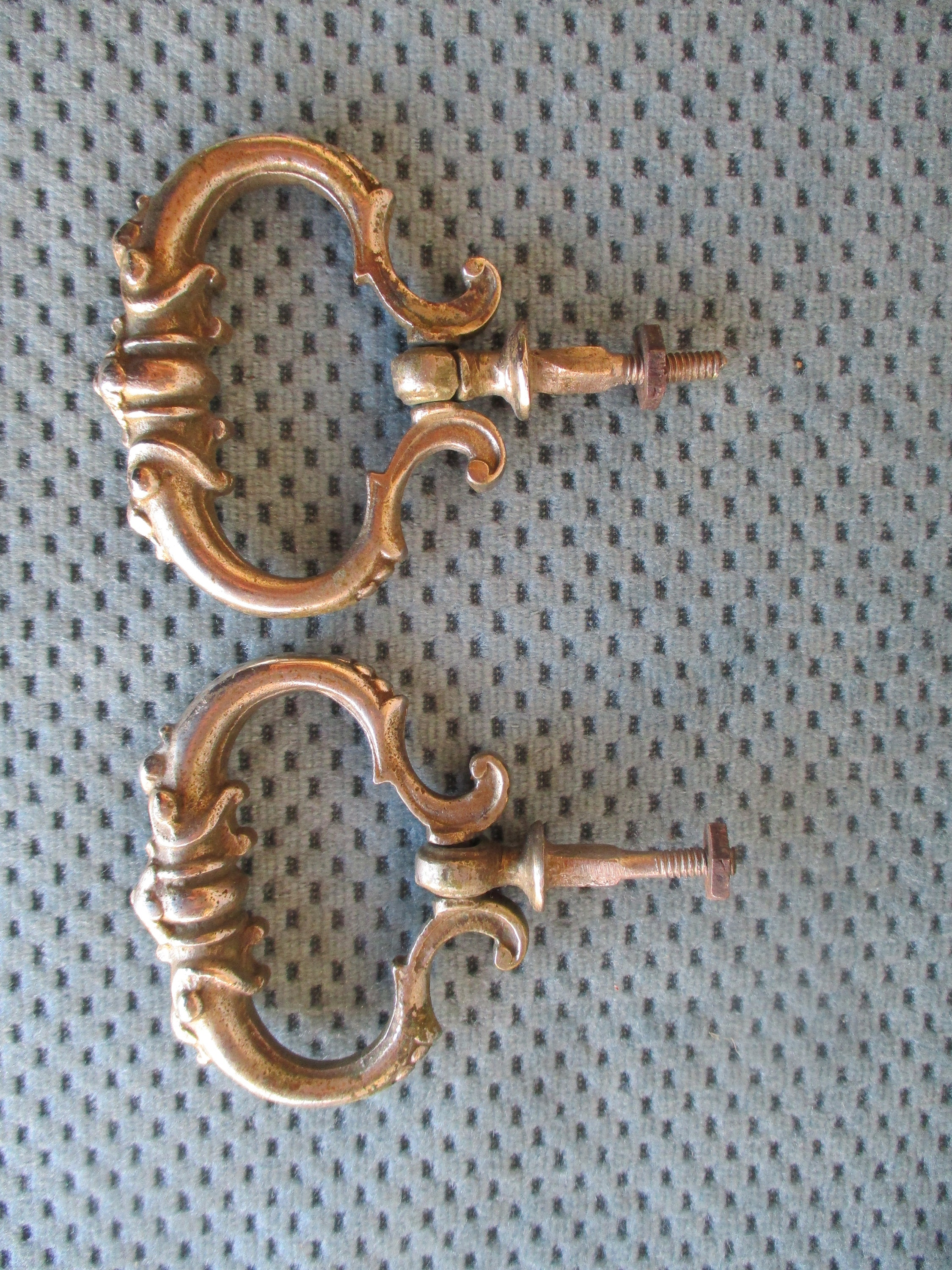 Antique French Handles / Set of 10 - Etsy