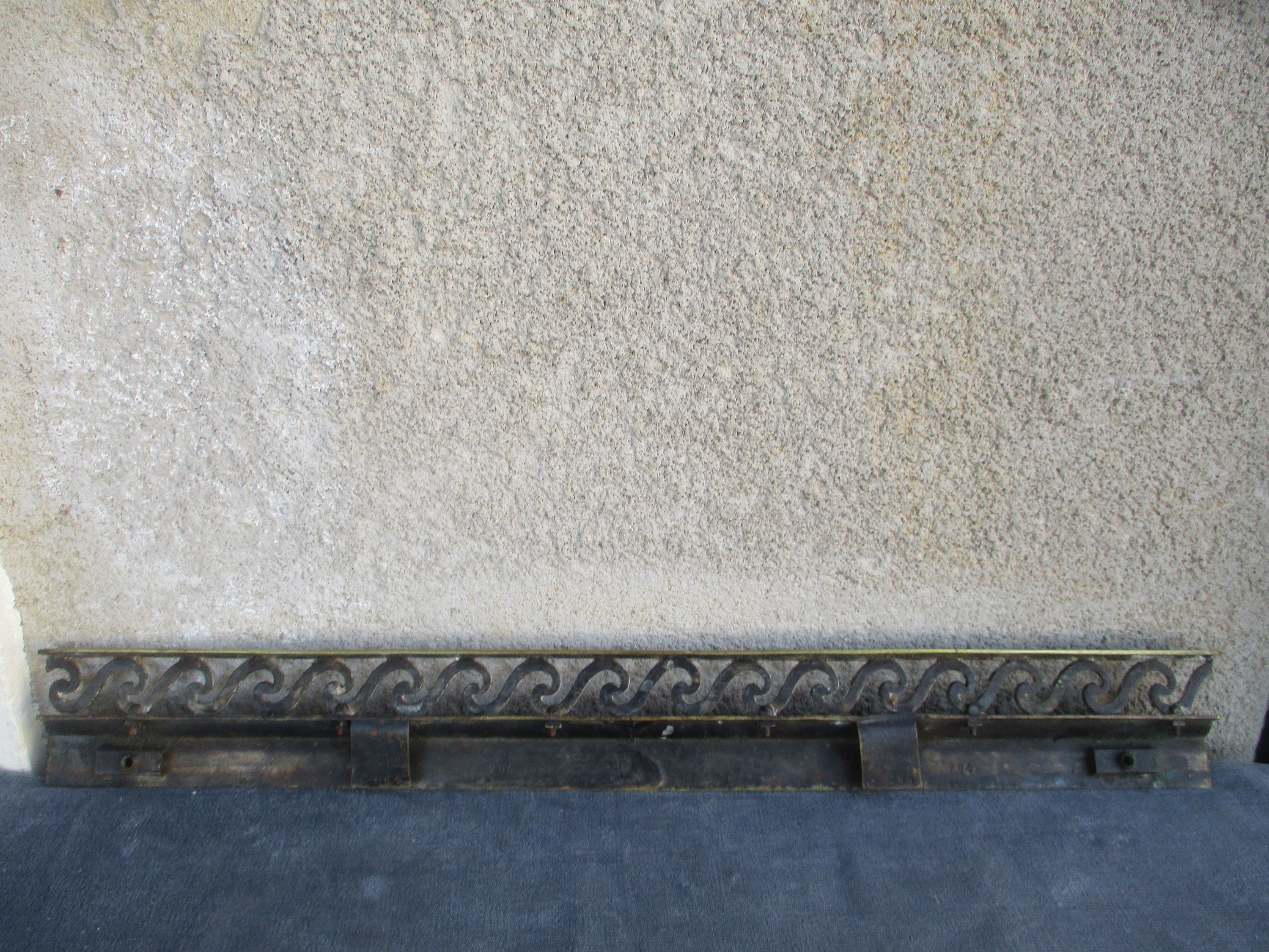 Antique French Brass Pediment - Etsy