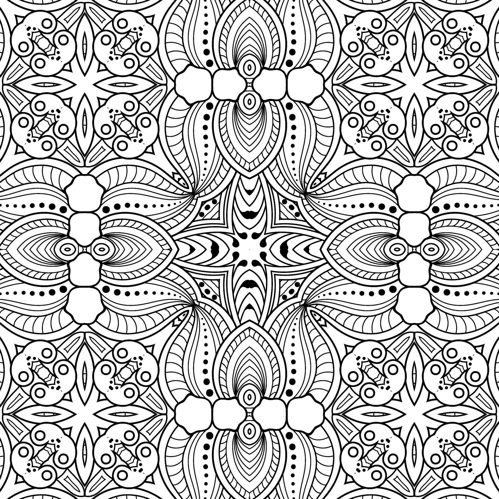 200 Mandala Coloring Pages - Etsy